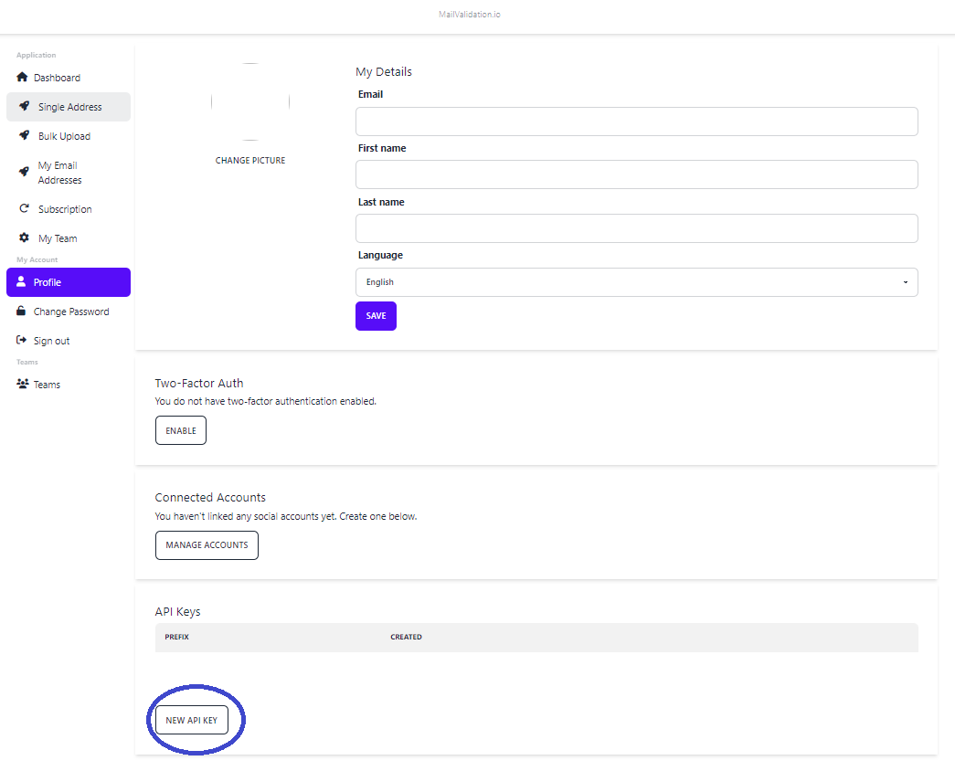 How do I get my email validation api key? - Email Validation How do I get my email validation api key? - Email Validation